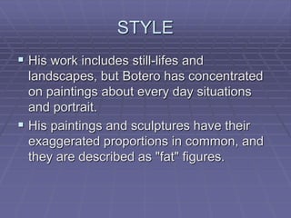 Fernando botero | PPT