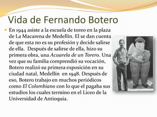 Fernando botero Powerpoint | PPTX