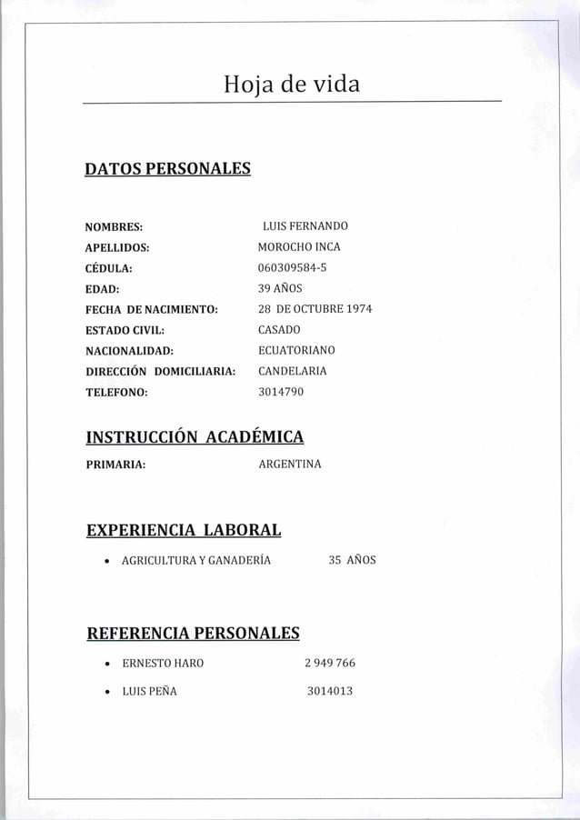 Fernando morocho | PDF