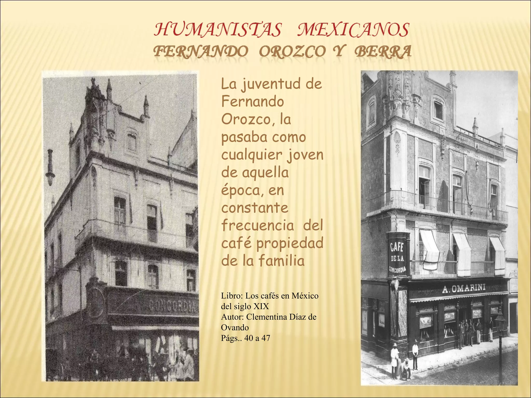 Fernando orozco y berra | PPT