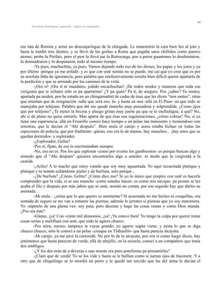 Fernando rodríguez lapuente dijera mi compadre (letra grande) | PDF