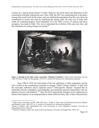Zoning Resolutions: The Soho Artists and the Making of Urban Policy ...