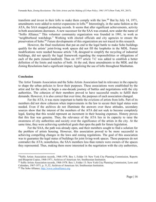 Zoning Resolutions: The Soho Artists and the Making of Urban Policy ...