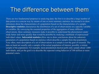 Fernandos Statistics | PPT | Physics | Science