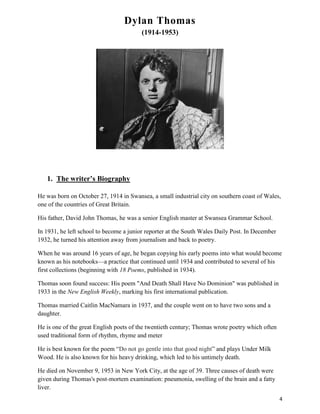 Fern hill - Dylan Thomas | PDF