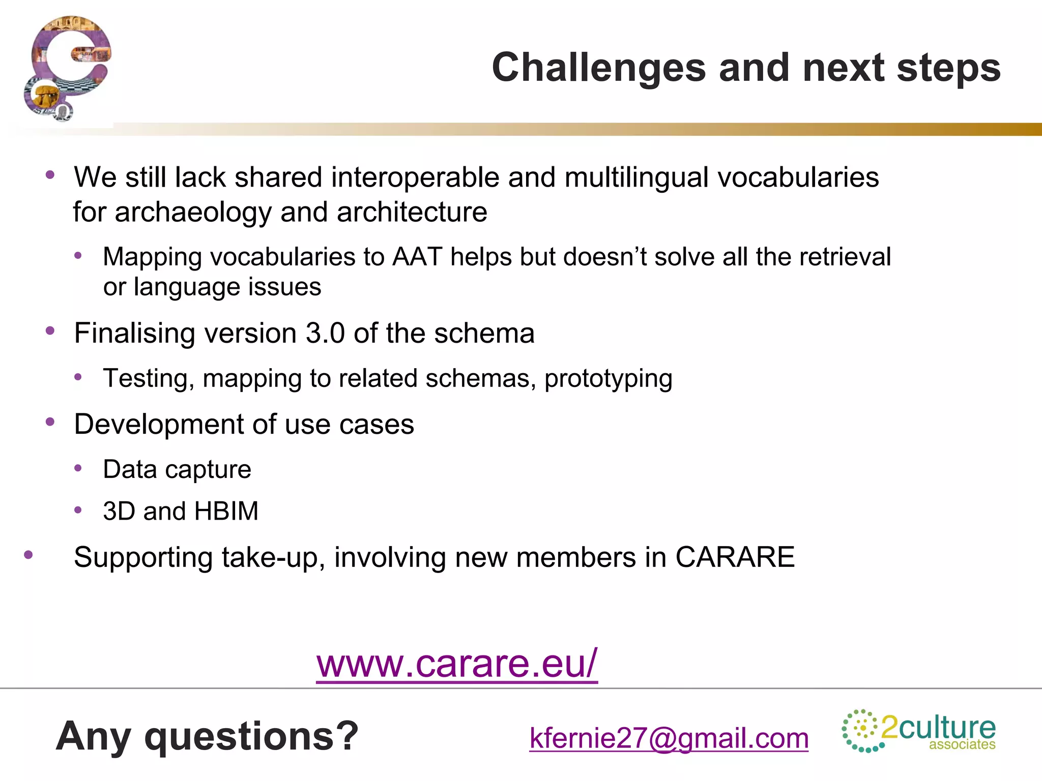 Connecting archaeology and architecture data | PDF