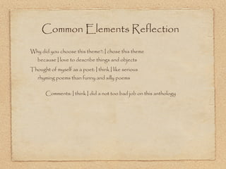 Fern's Poetry Anthology | KEY