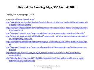 Technical Writer's Influence on Social Media Strategy 2 | PPT