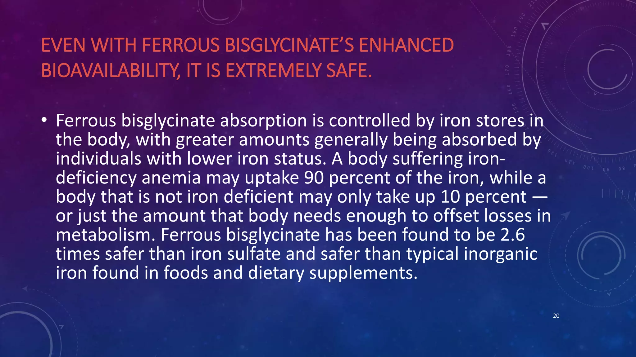 Ferrous Bisglycinate (FeroSan syp/tab) | PPTX