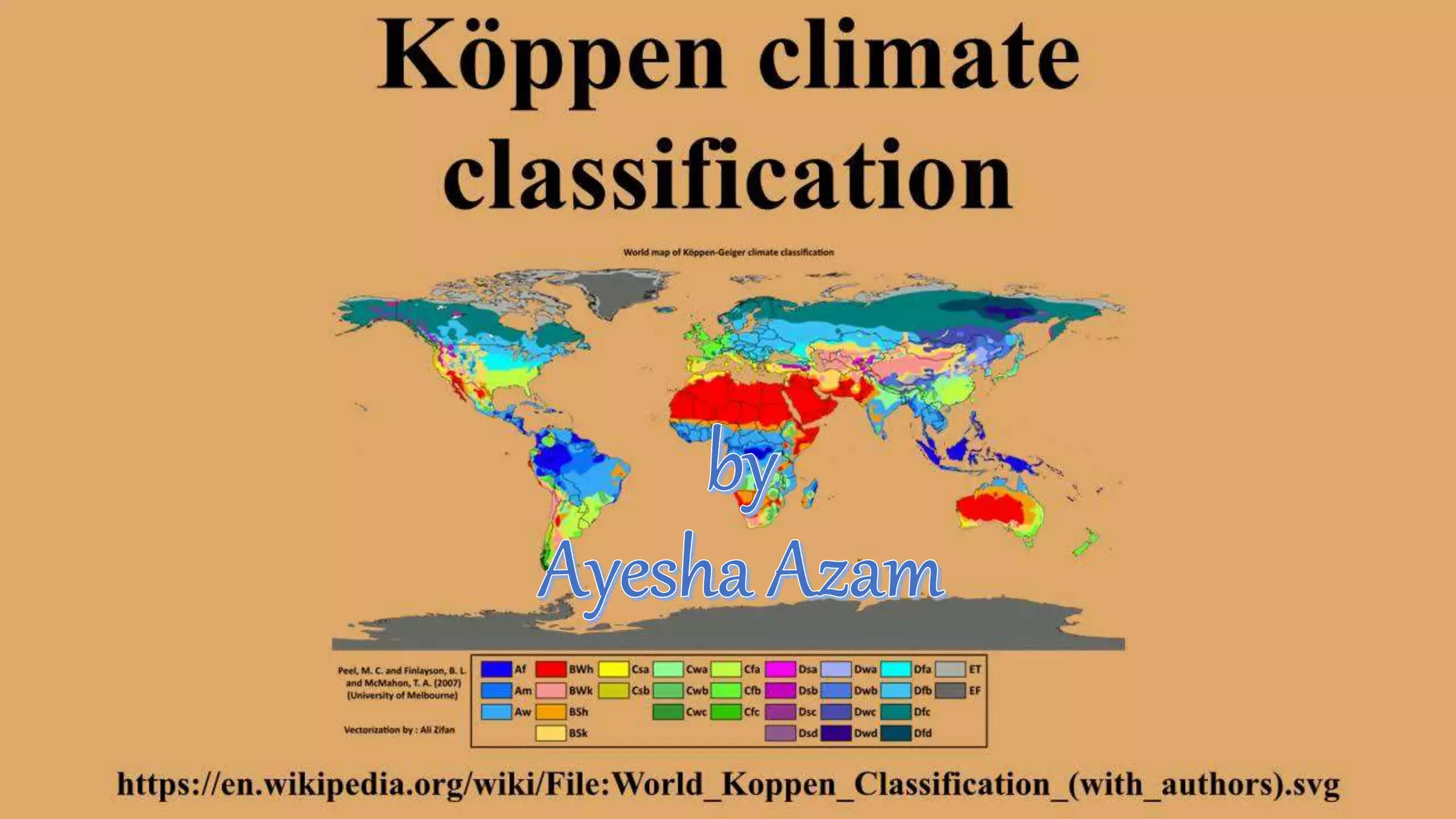 Koppen Climate Classification | PPTX