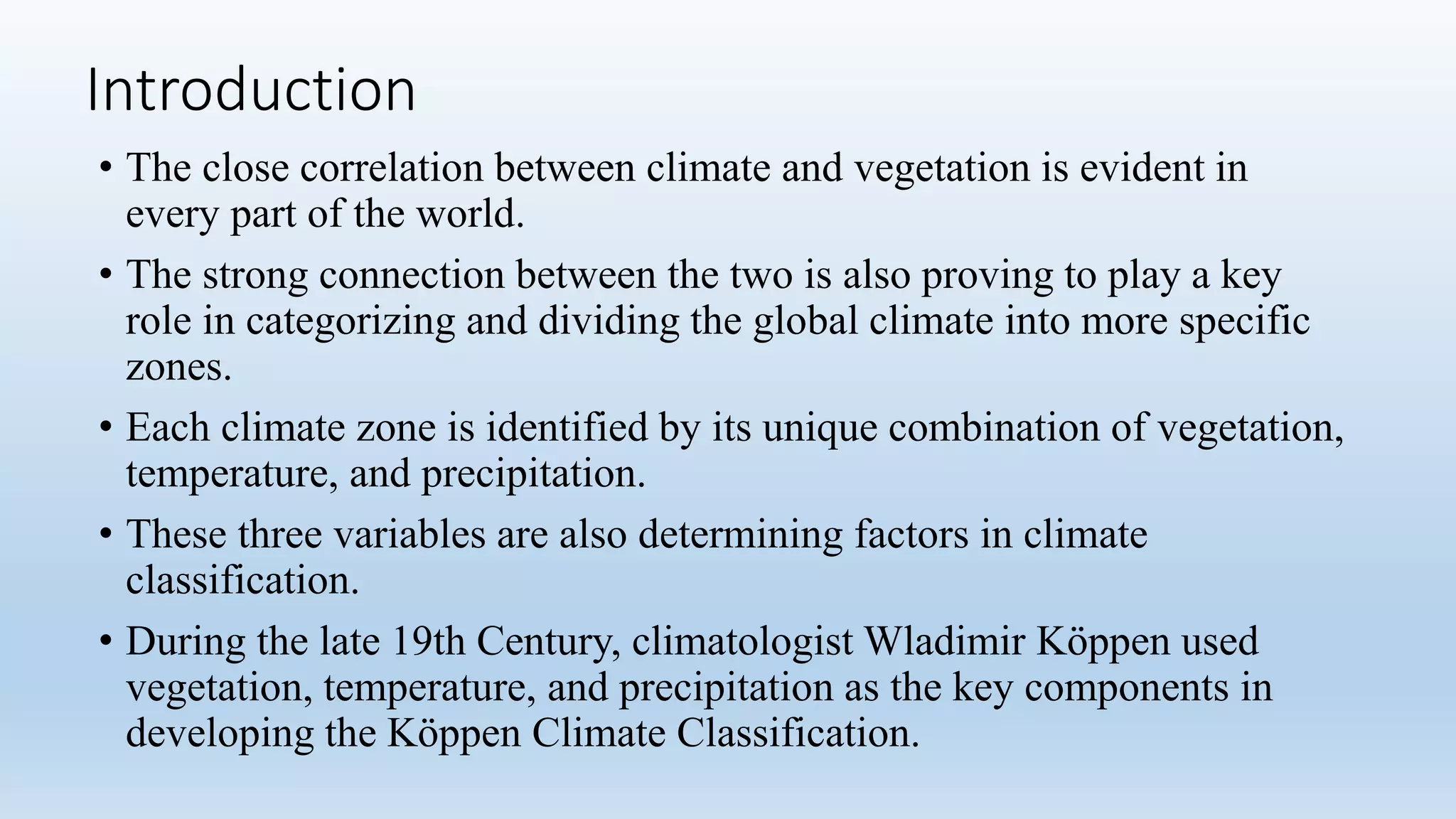 Koppen Climate Classification | PPTX