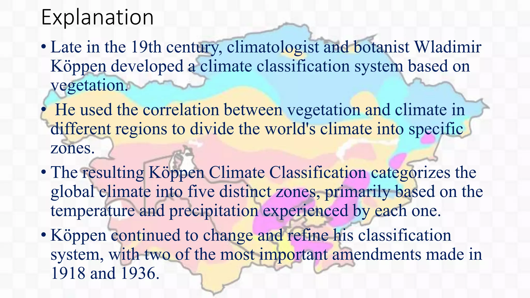 Koppen Climate Classification | PPTX