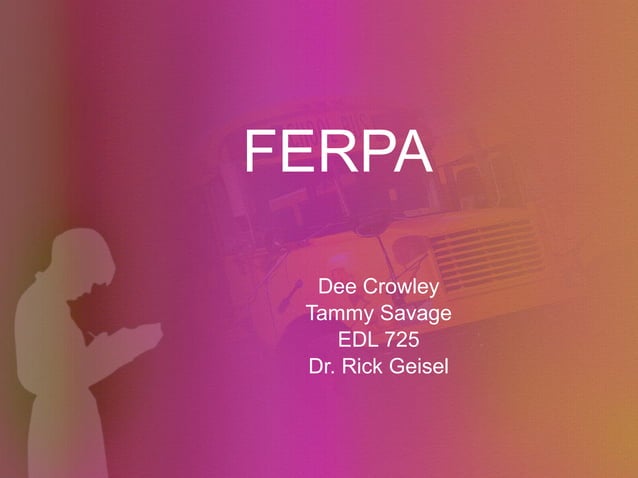 FERPA presentation | PPT