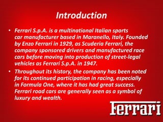 Ferrari | PPTX