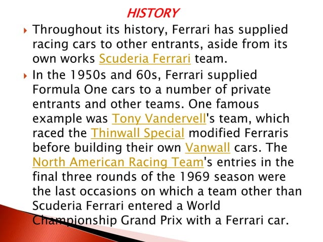 ferrari | PPTX