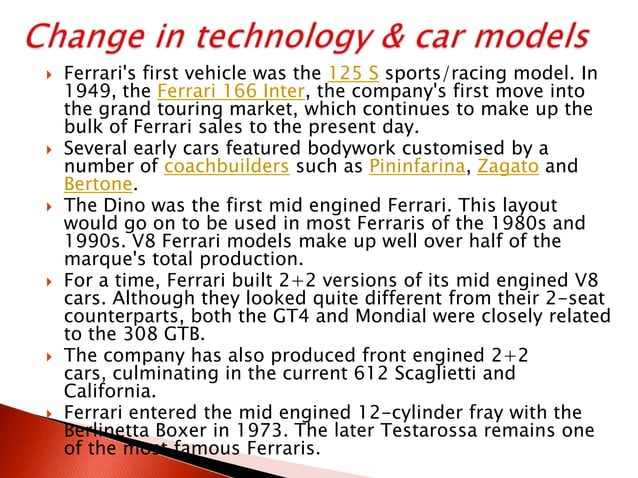 ferrari | PPTX
