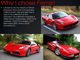 Ferrari 2 | PPT | Auto Racing | Sports
