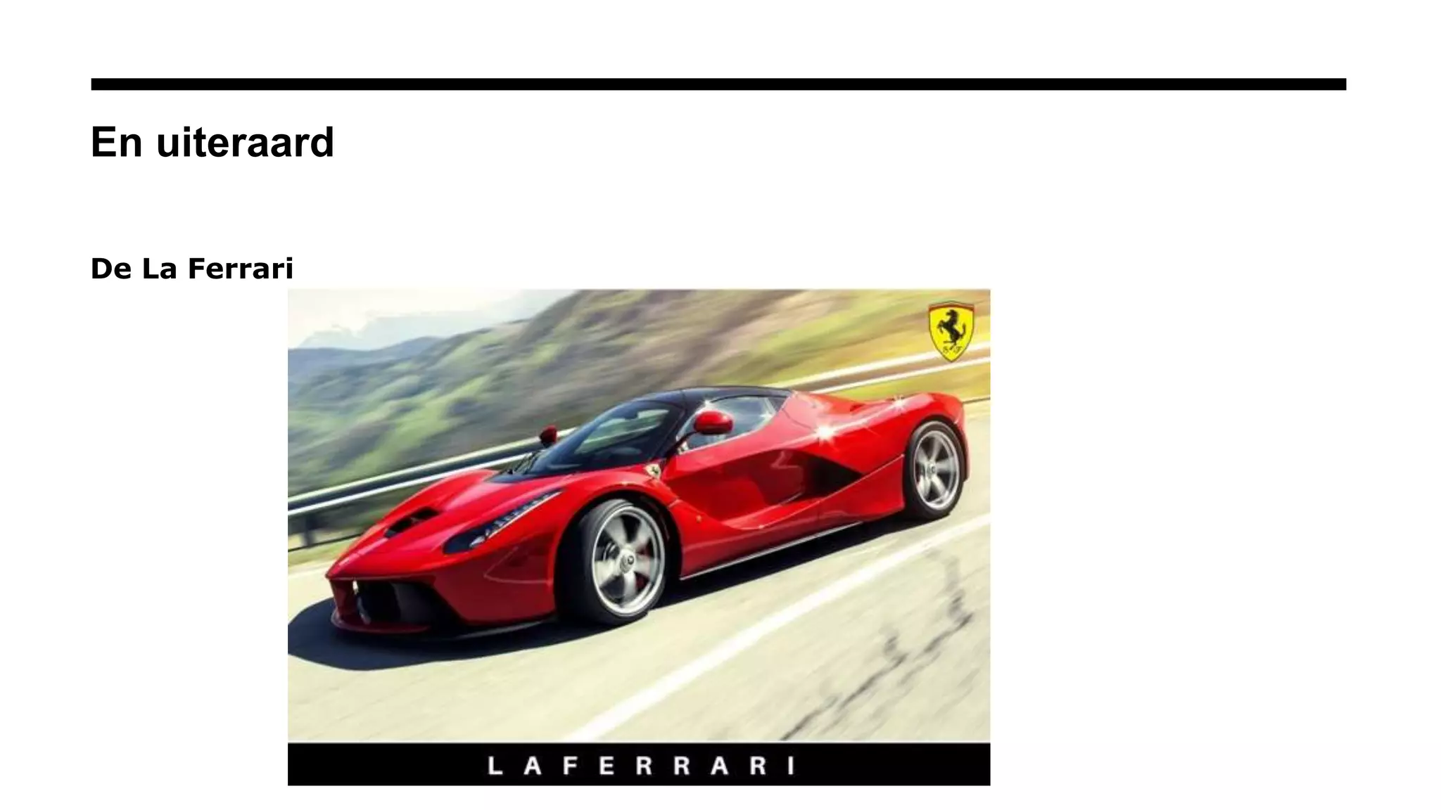Ferrari la ferrari | PPT