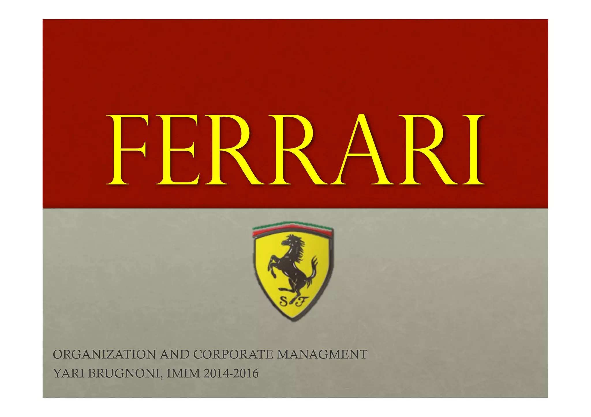 Ferrari Strategy Analysis | PDF