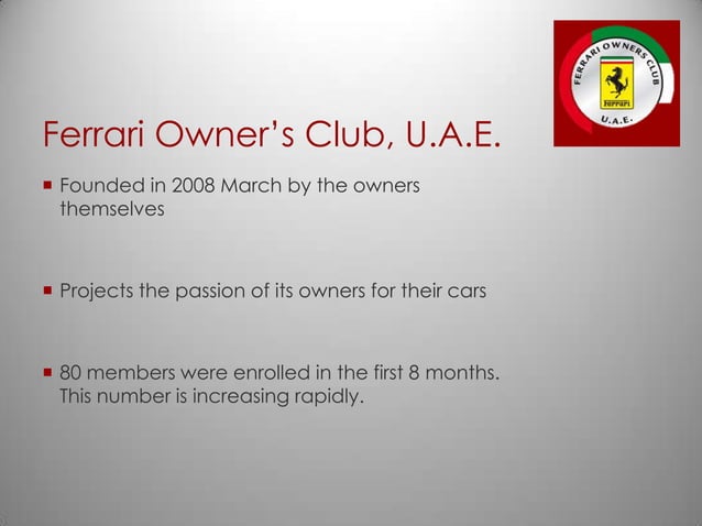 Ferrari promotion | PPT