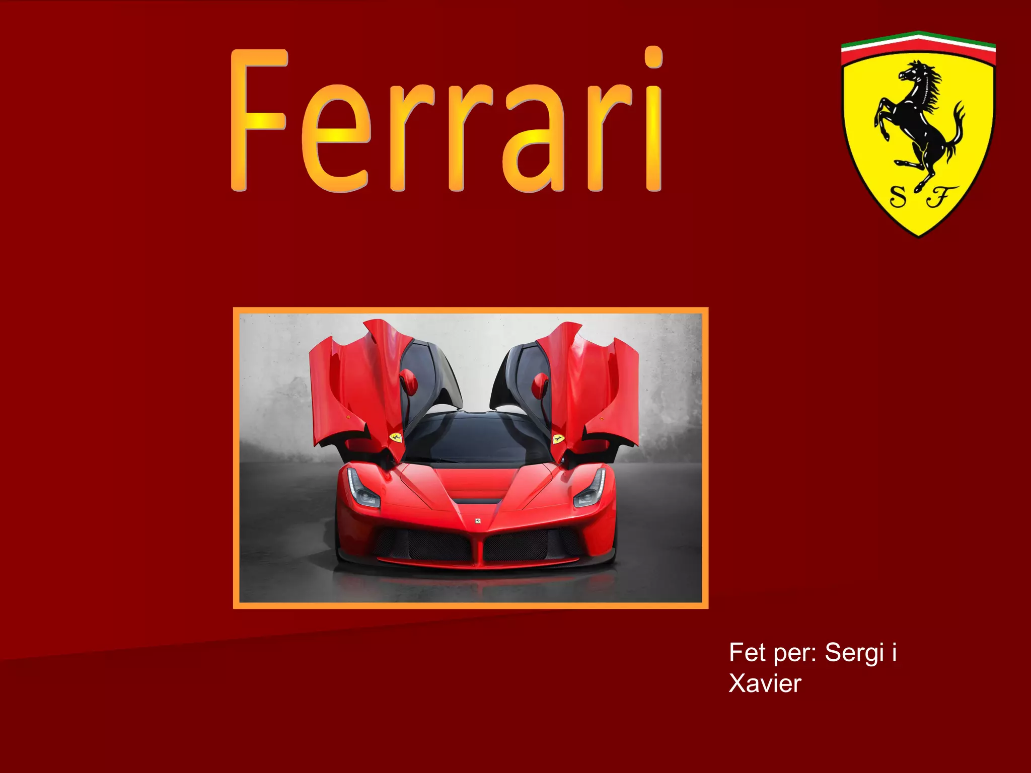 PowerPoint Ferrari | PPT