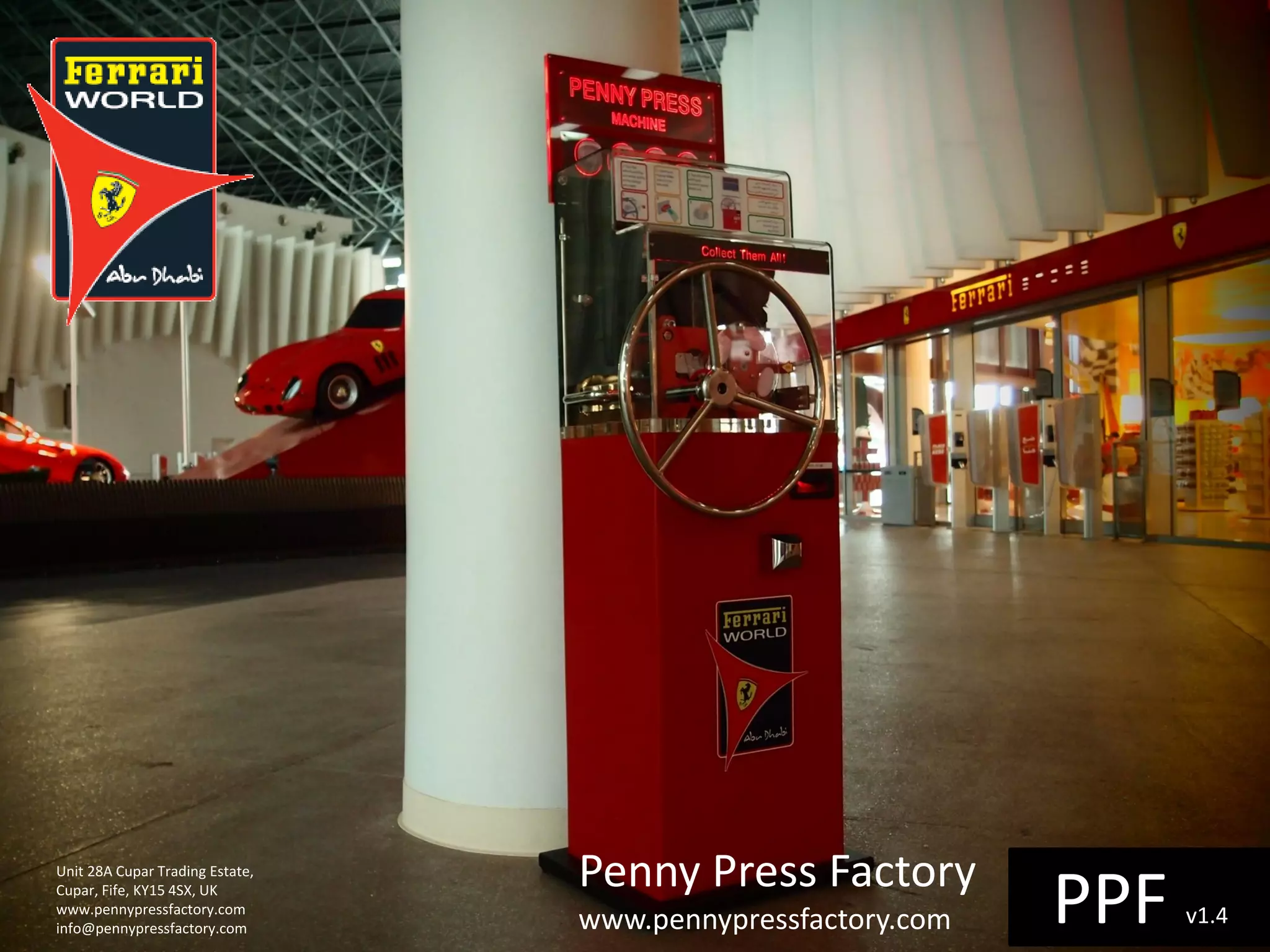 Ferrari World Abu Dhabi Penny Press Factory Case Studyv4 | PDF | Stamps and Coins | Collecting