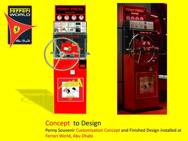 Ferrari World Abu Dhabi Penny Press Factory Case Studyv4 | PDF | Stamps and Coins | Collecting