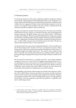Leadership Glocality: The Algorithm to Compliance Glocalization | PDF
