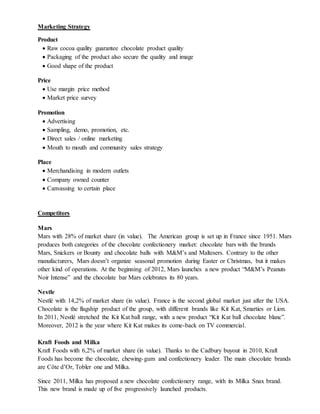 Marketing strategy and propaganda of Ferrero | DOCX