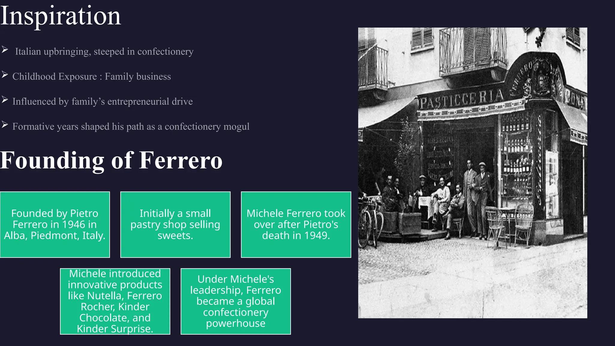 Entrepreneur ferrero.pptx Michele Ferrero | PPTX