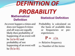 Probability Theory | PPTX