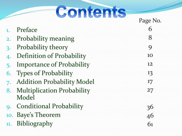 Probability Theory | PPTX
