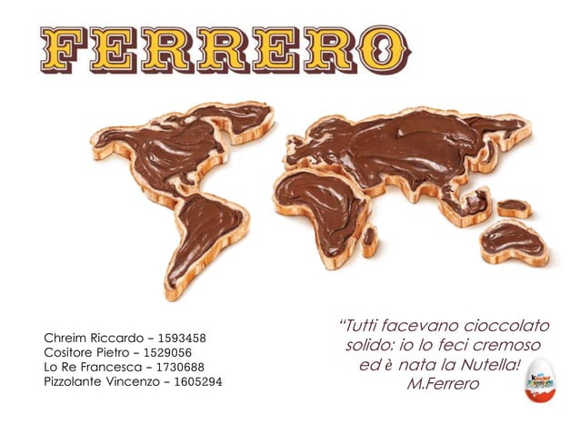CORPORATE STRATEGY FERRERO | PPTX