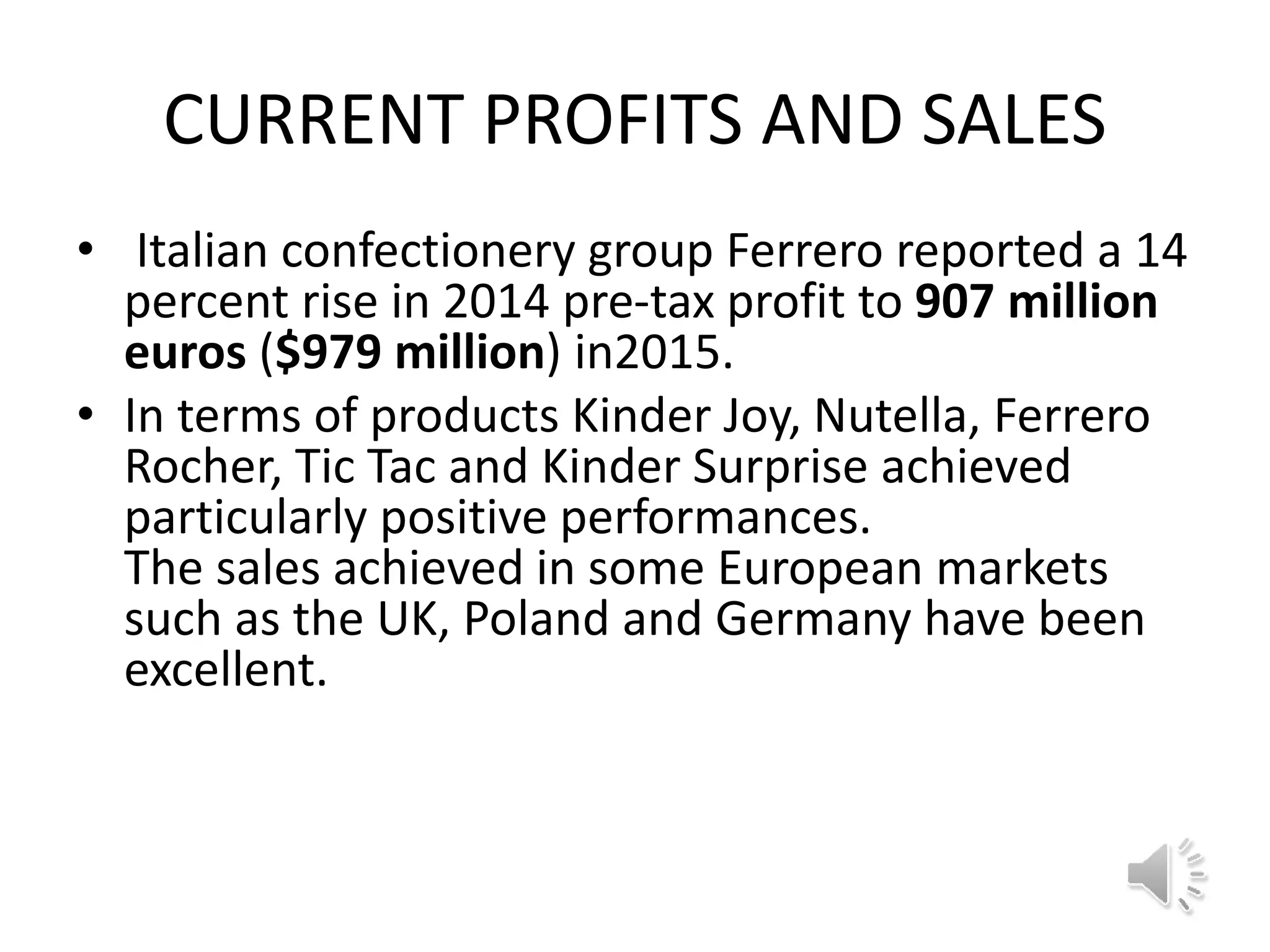 Ferrero Mini Case Study | PPTX | Commodities | Economy