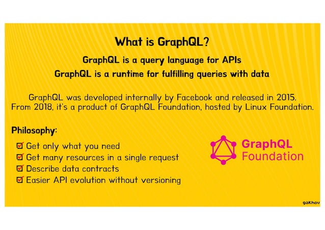 Let's start GraphQL: structure, behavior, and architecture | PPT