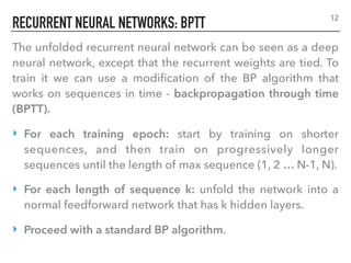 Recurrent Neural Networks. Part 1: Theory | PDF