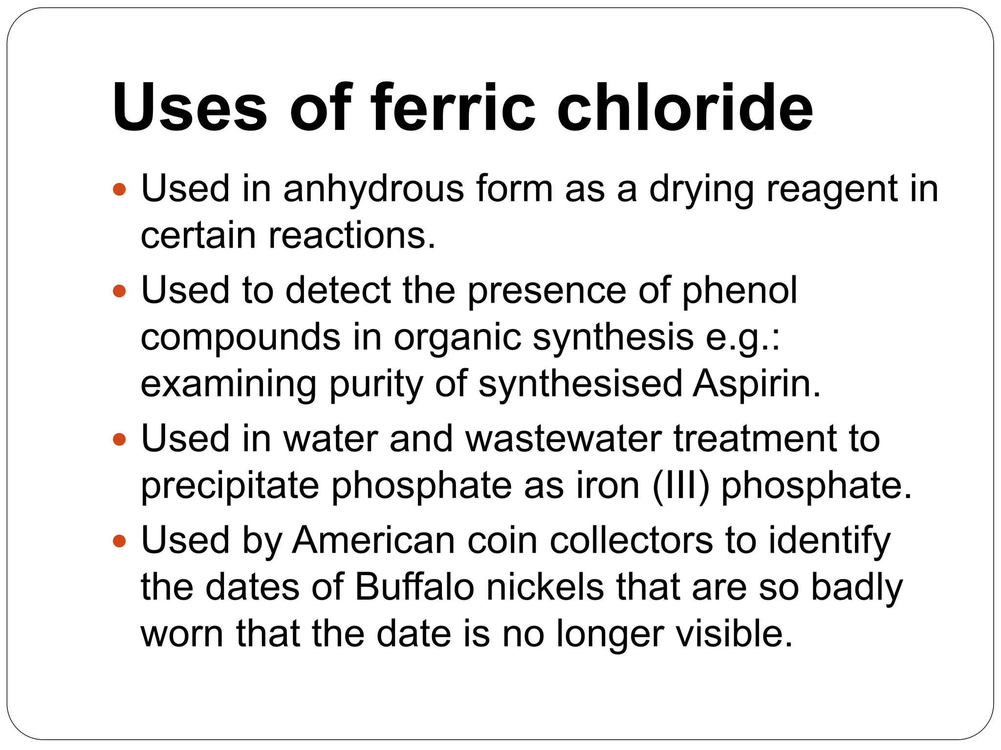 Ferric chloride | PPTX