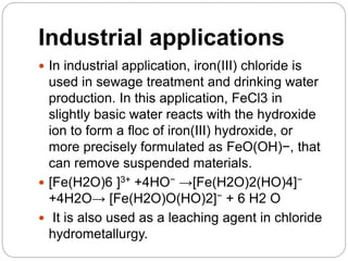 Ferric chloride | PPTX | Chemistry | Science