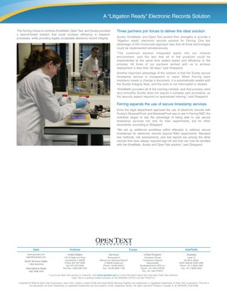 Ferring Pharmaceuticals And Open Text | PDF