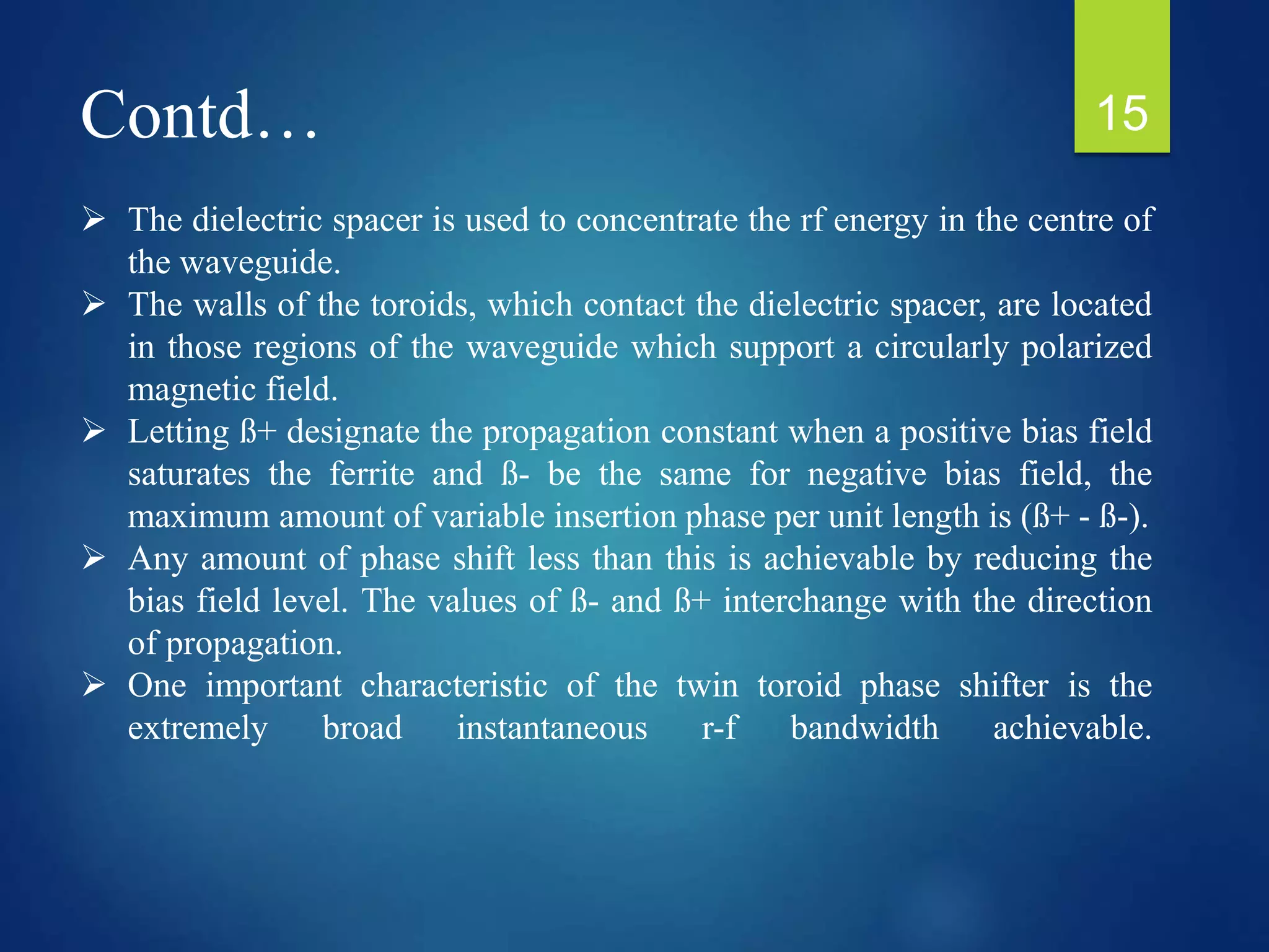 Ferrite phase shifter | PPTX