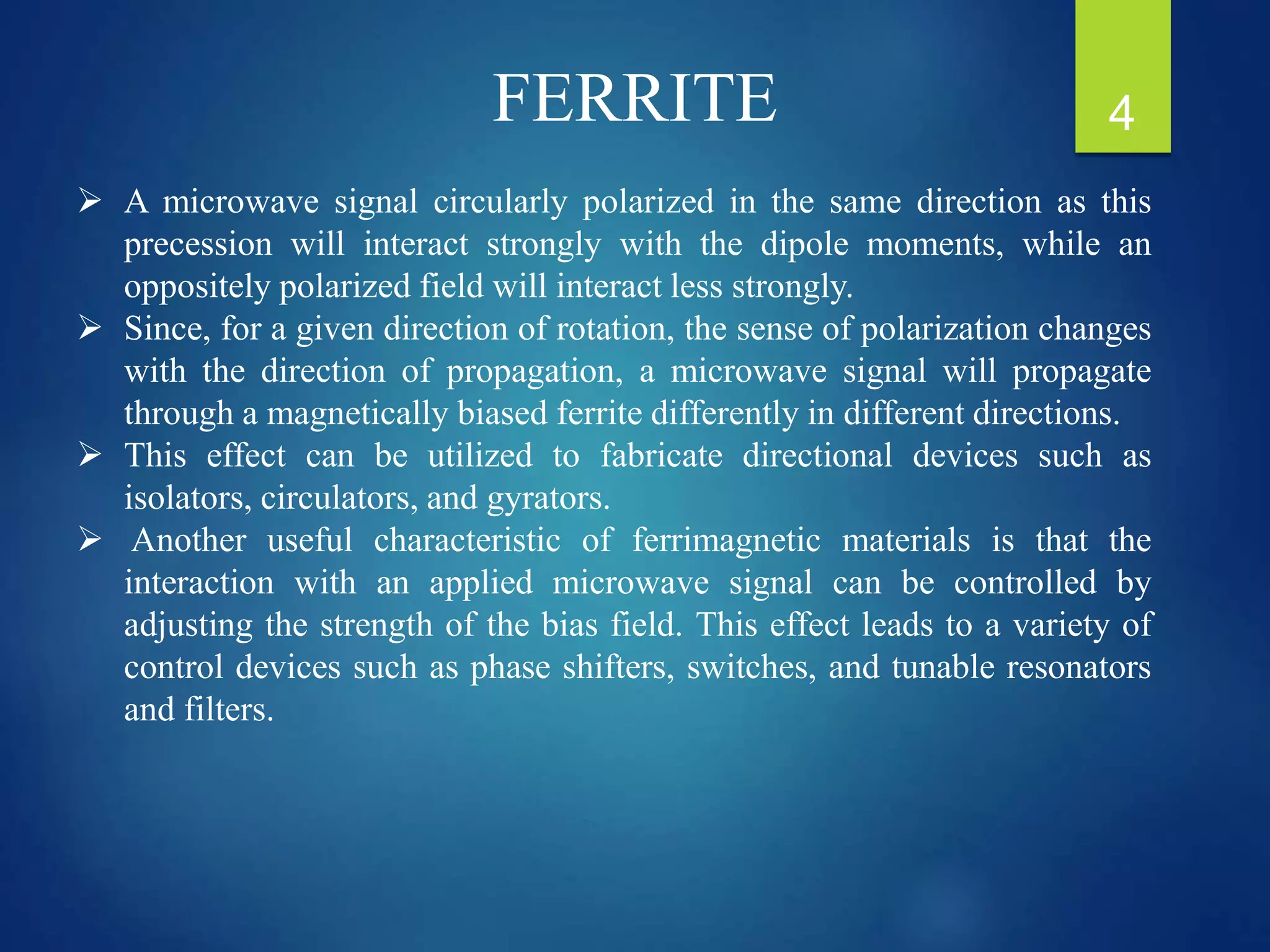 Ferrite phase shifter | PPTX