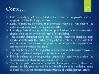 Ferrite phase shifter | PPTX