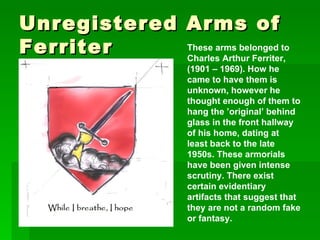 Ferriter family arms | PPT
