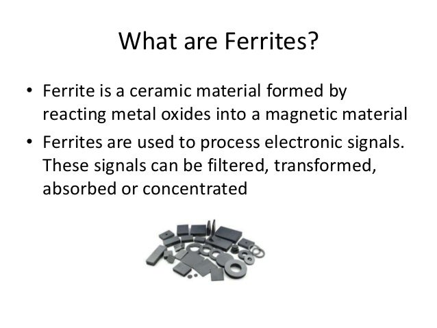 Ferrites