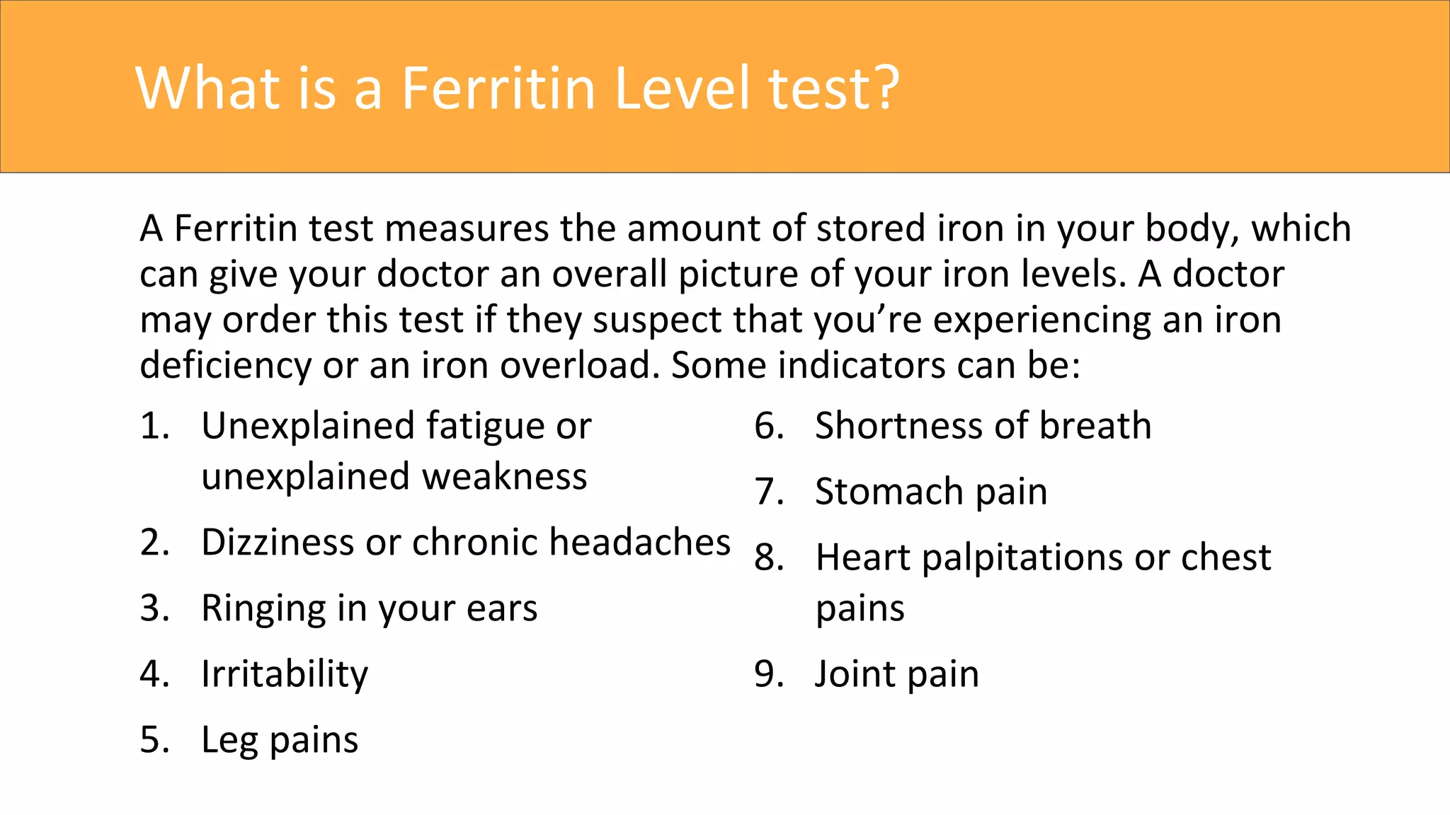 Ferritin | PDF