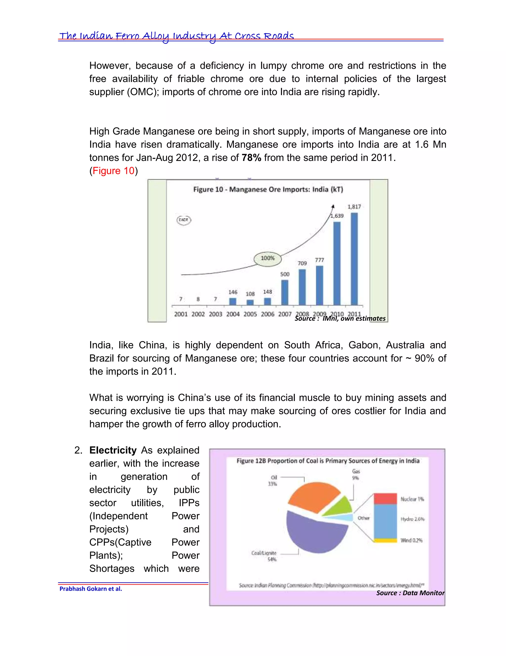 The Indian Ferroalloy Industry At Cross Roads | PDF