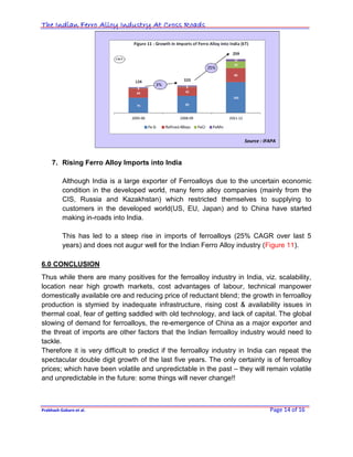 The Indian Ferroalloy Industry At Cross Roads | PDF