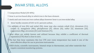 ferro alloys & non-ferrous alloys, its properties | PPT
