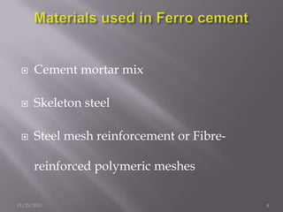 Ferrocement | PPTX