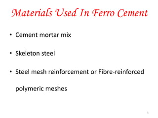 Ferrocement Formula